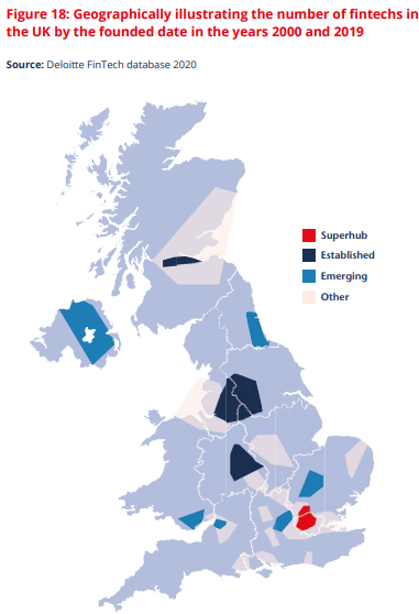 Deloitte UK fintech clusters 2019 | Payments NEXT