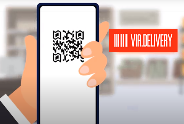 Via Delivery QR code | Payments NEXT